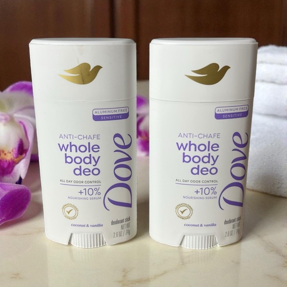 Dove | Bath & Body | 2x Dove Antichafe Whole Body Deo Sticks Coconut ...
